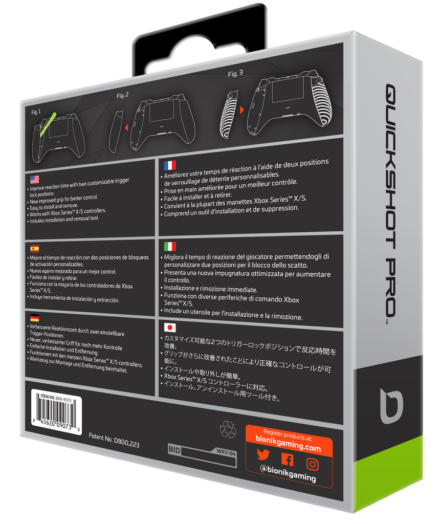 QUICKSHOT PRO XBOS SERIES XS - BLACK