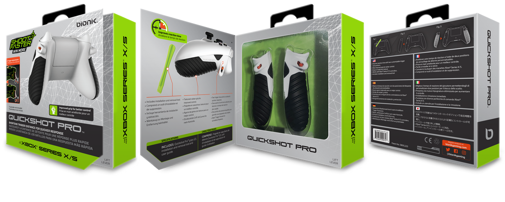 QUICKSHOT PRO XBOX SERIES XS - WHITE & BLACK