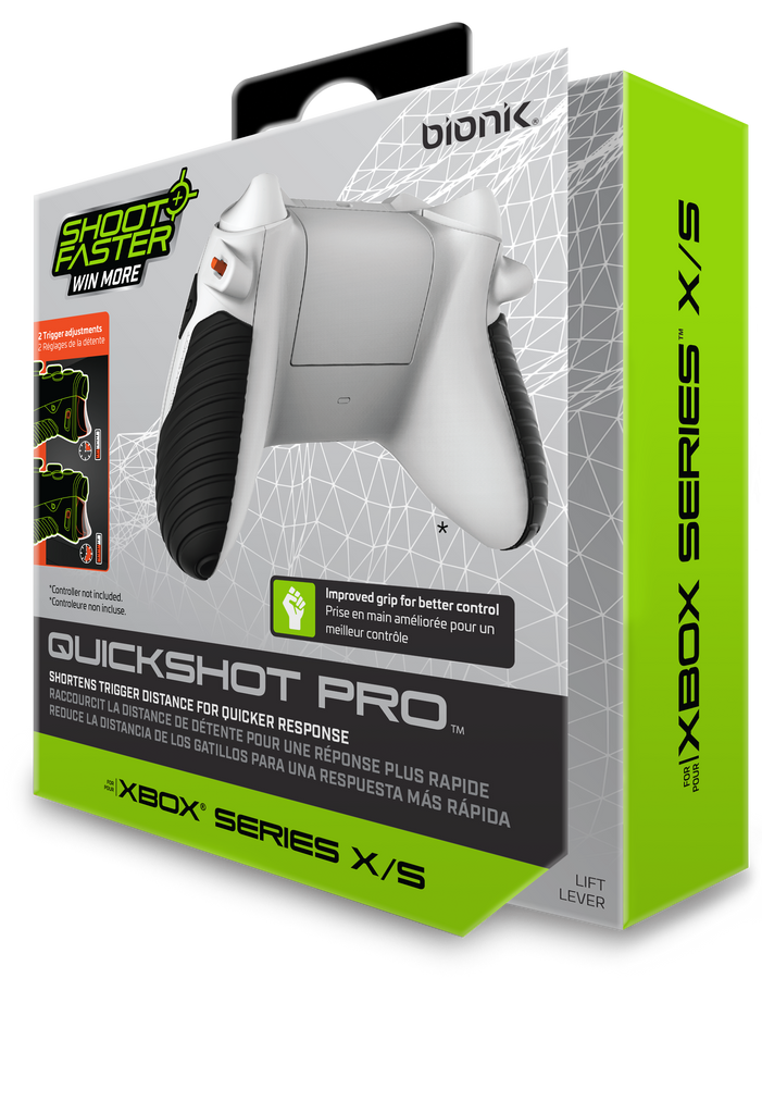 QUICKSHOT PRO XBOX SERIES XS - WHITE & BLACK